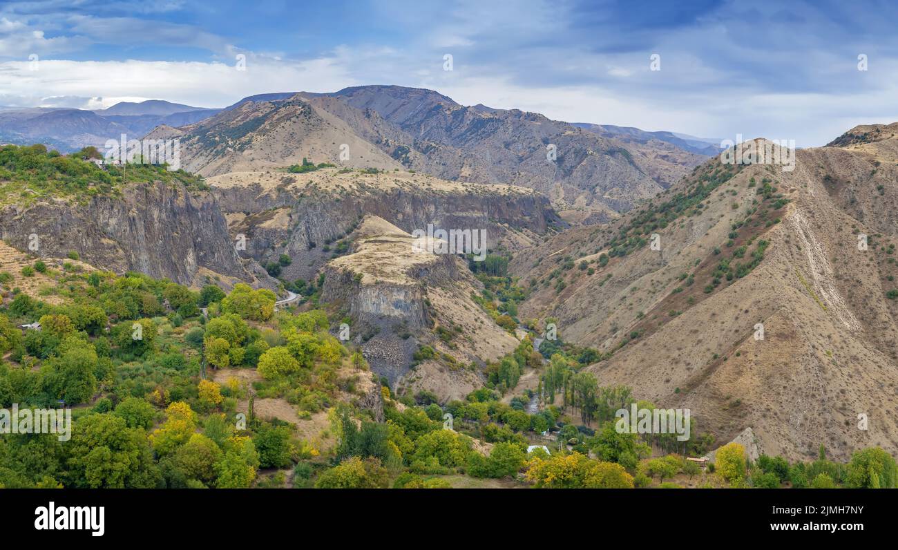 Landscape with mountains, Armenia Stock Photo - Alamy