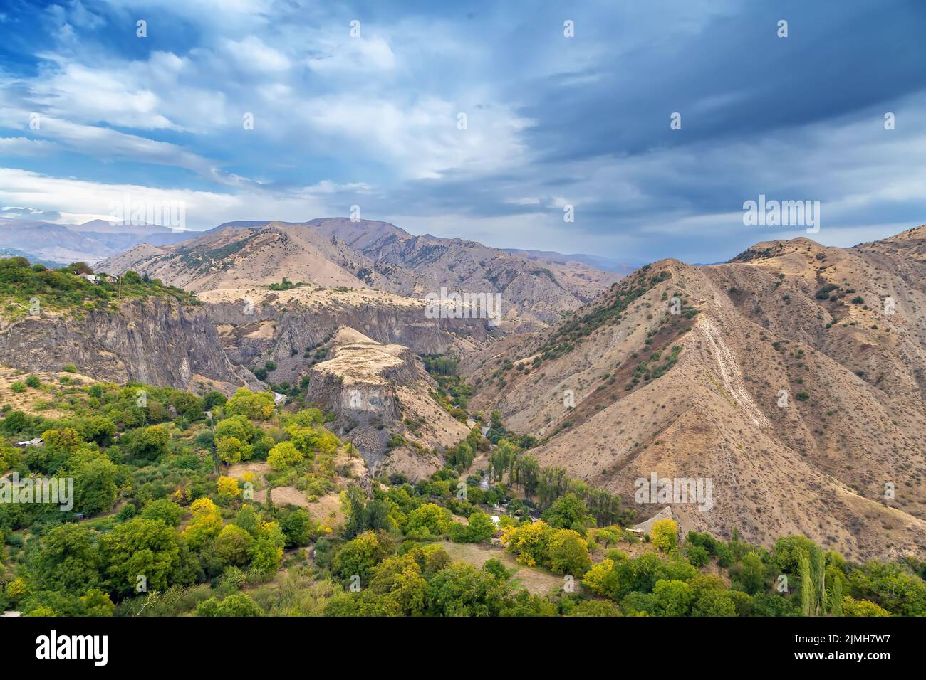 Landscape with mountains, Armenia Stock Photo - Alamy