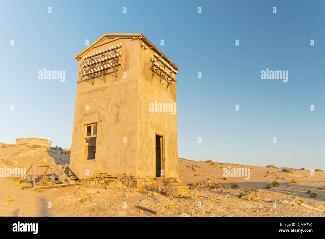 abandoned diamond mine showing dereliction of building and reclaimed by ...