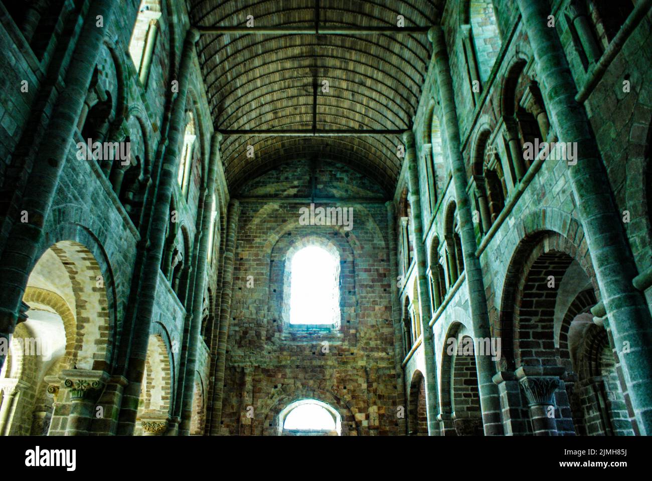 Mont-St-Michel monastery image (France Normandy Stock Photo - Alamy