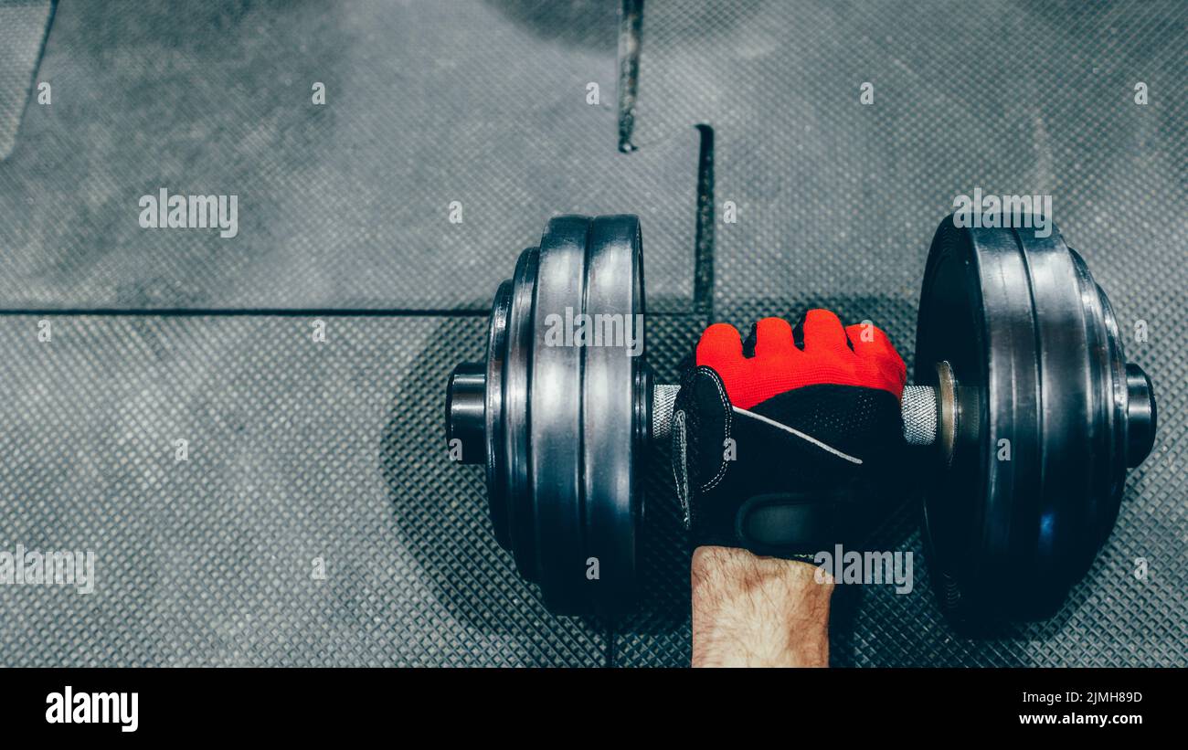 Male athlete strong biceps hi-res stock photography and images - Alamy