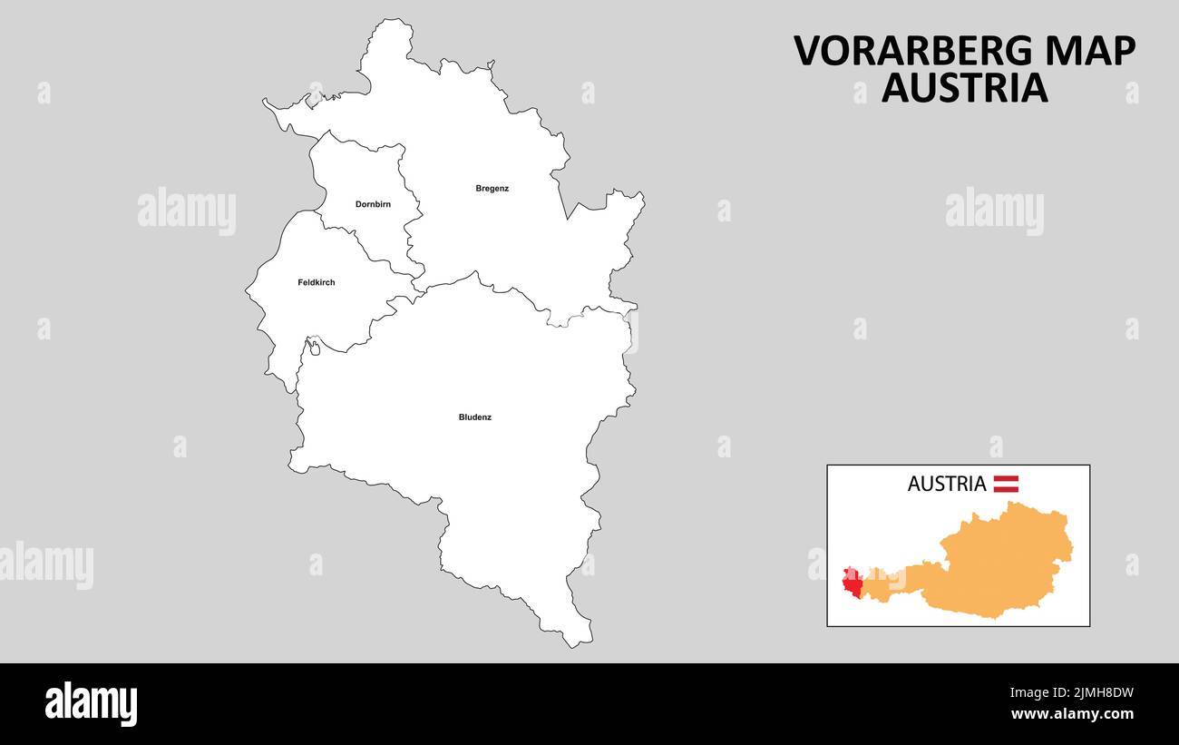Austria center world map hi-res stock photography and images - Alamy