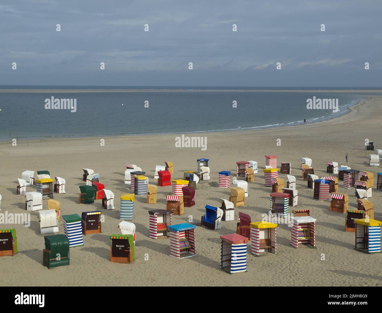 Beach chair sand borkum hi-res stock photography and images - Alamy