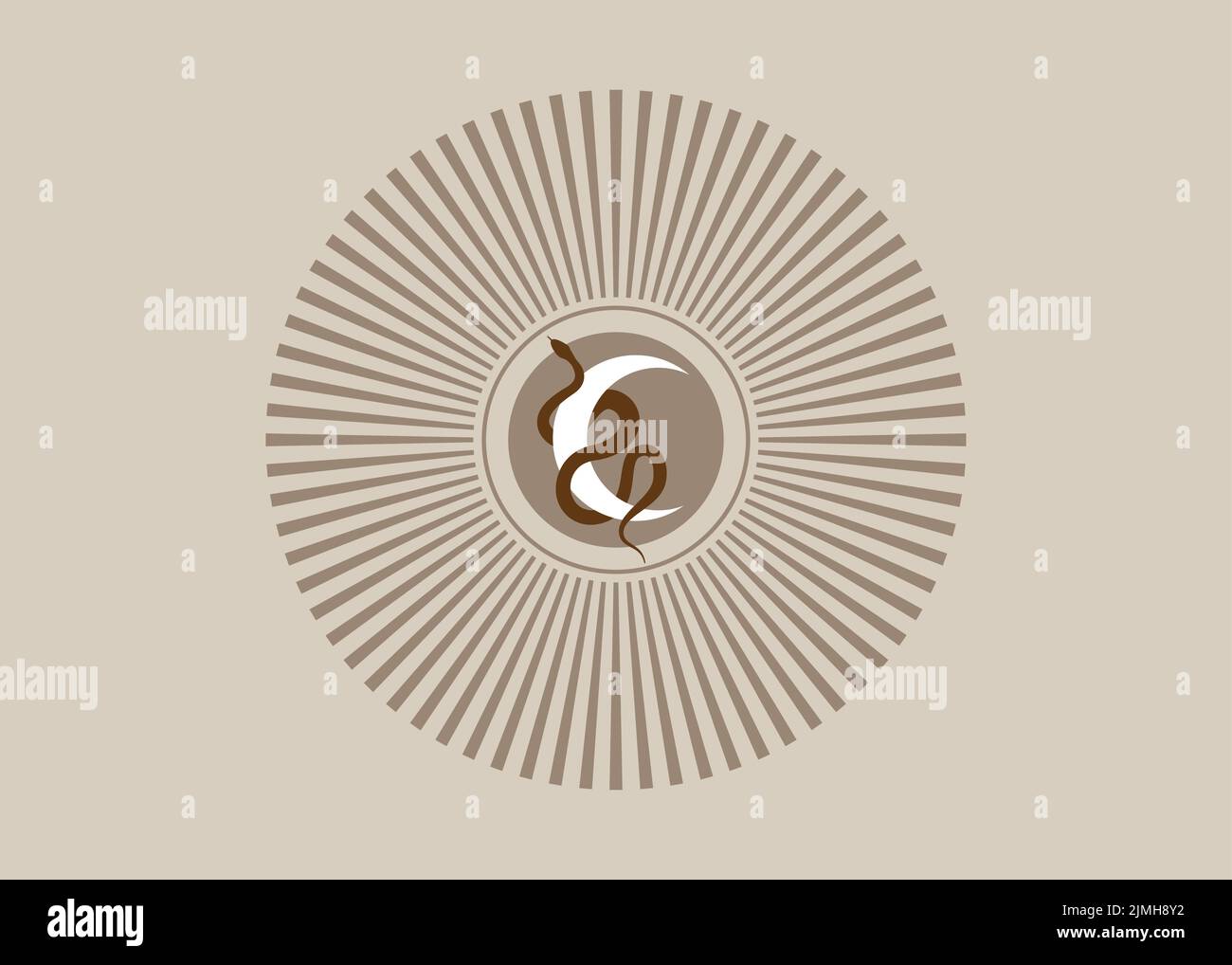 Radiant astrology icon hi-res stock photography and images - Alamy