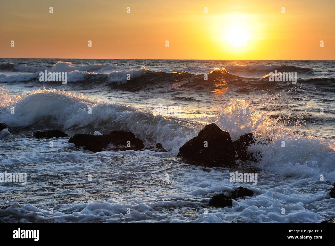 Mediterranean Coast Israel Stock Photo - Alamy