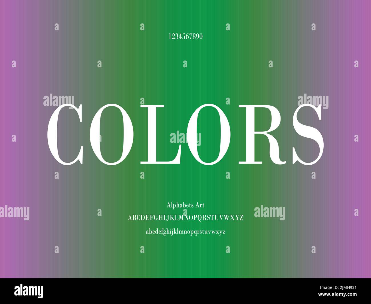 Elegant alphabet letters font and number. Typography uppercase and ...