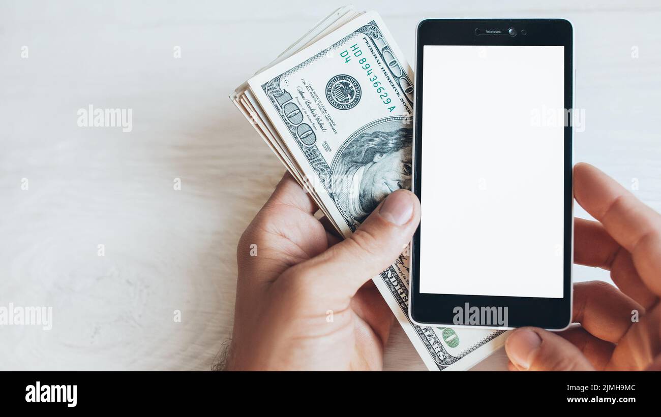 Online shopping mobile device hi-res stock photography and images - Alamy