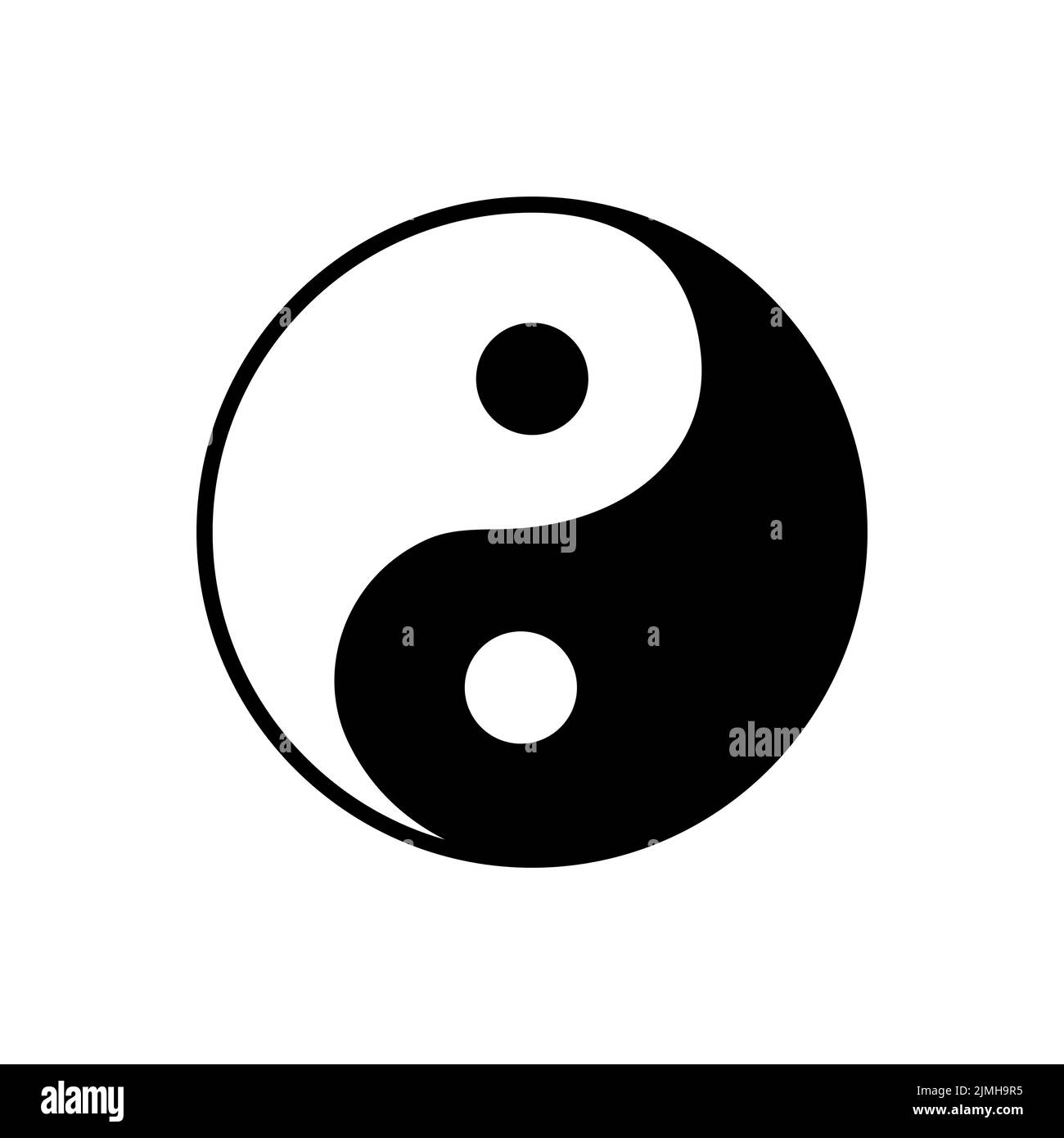 Yin yang vectors hi-res stock photography and images - Alamy