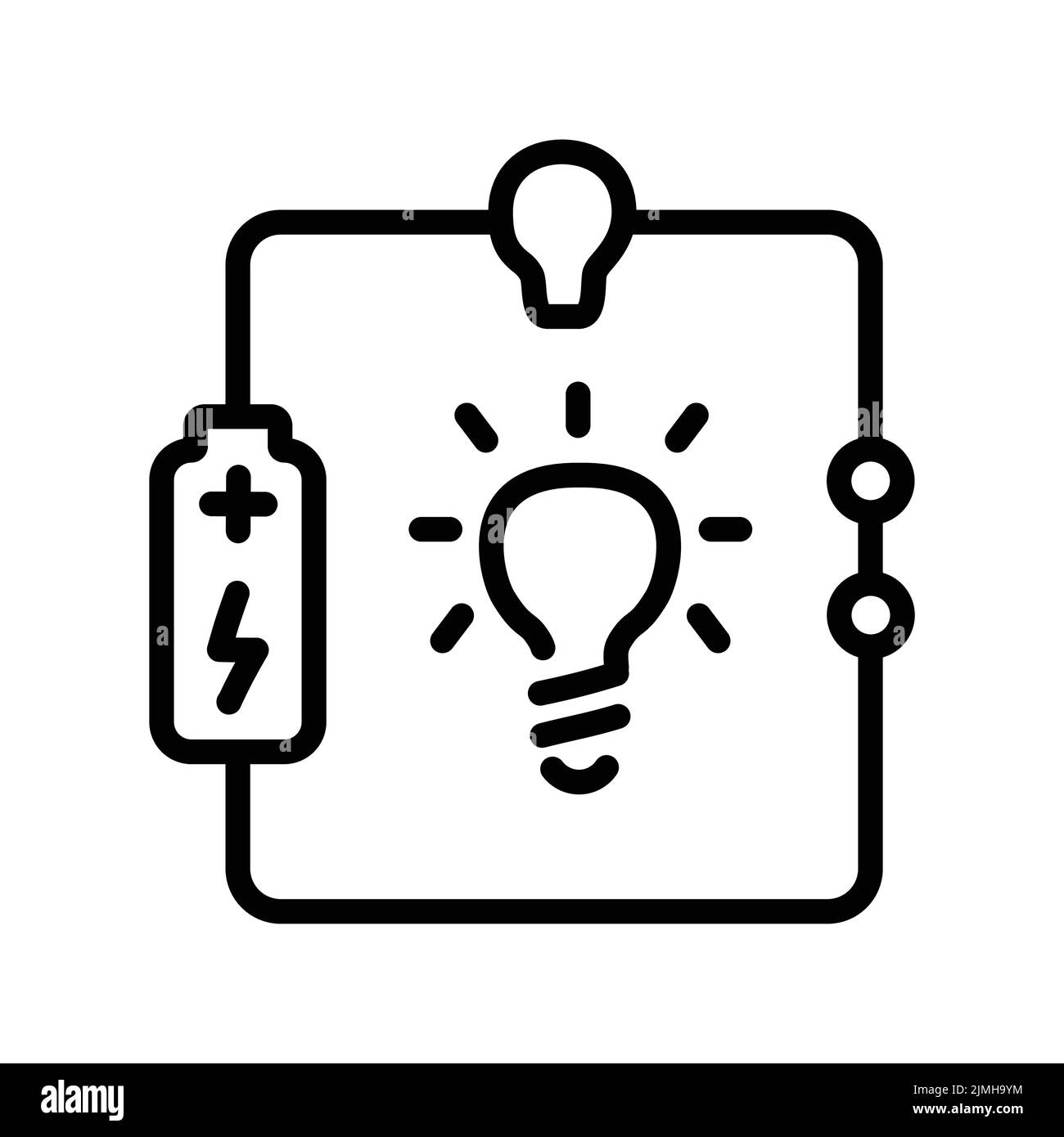 Electrical circuit olor line icon. Pictogram for web page Stock Vector ...