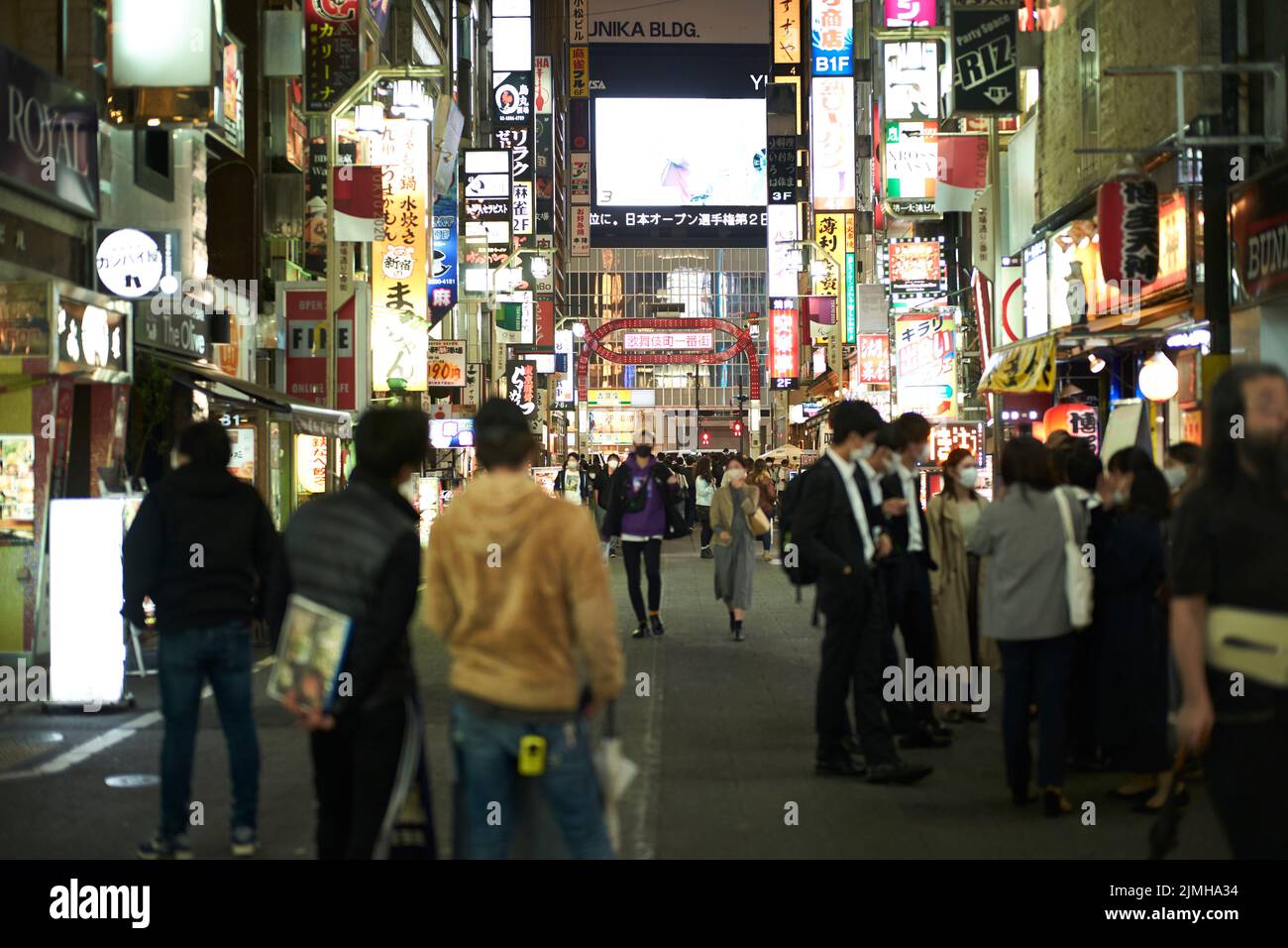 People walking at japan Stock Photo - Alamy