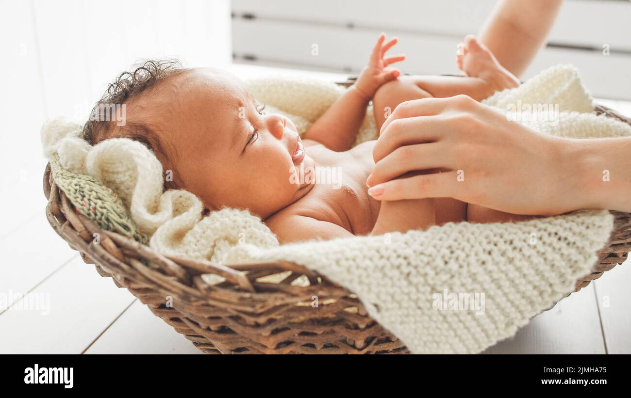 newborn wellbeing mother care protection baby Stock Photo - Alamy
