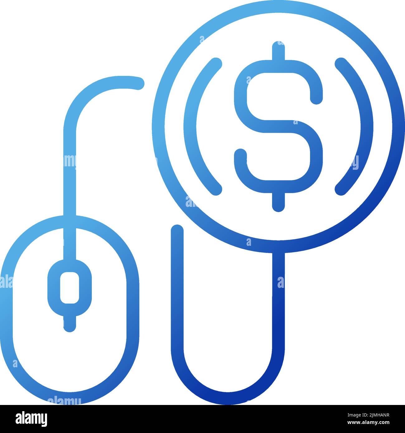 Blue sign ppc symbol icon Stock Vector Images - Alamy