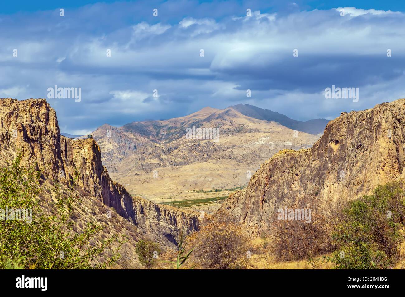 Landscape with mountains, Armenia Stock Photo - Alamy