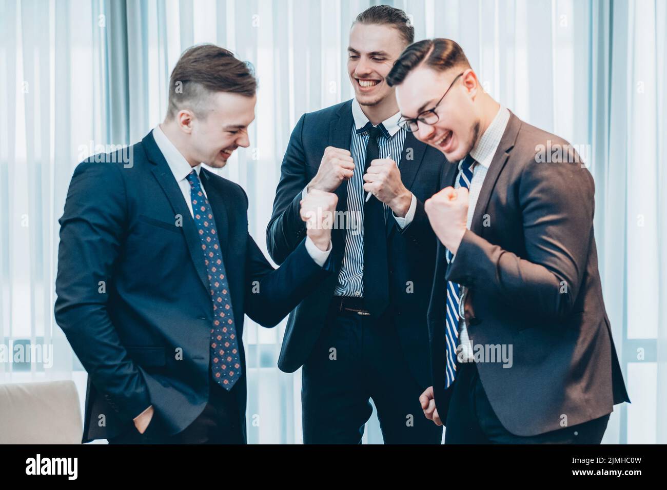 career growth promotion coworkers achievements Stock Photo - Alamy