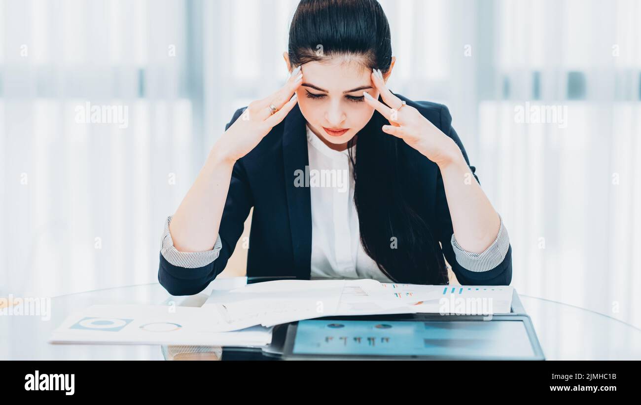 successful career female executive manager office Stock Photo - Alamy