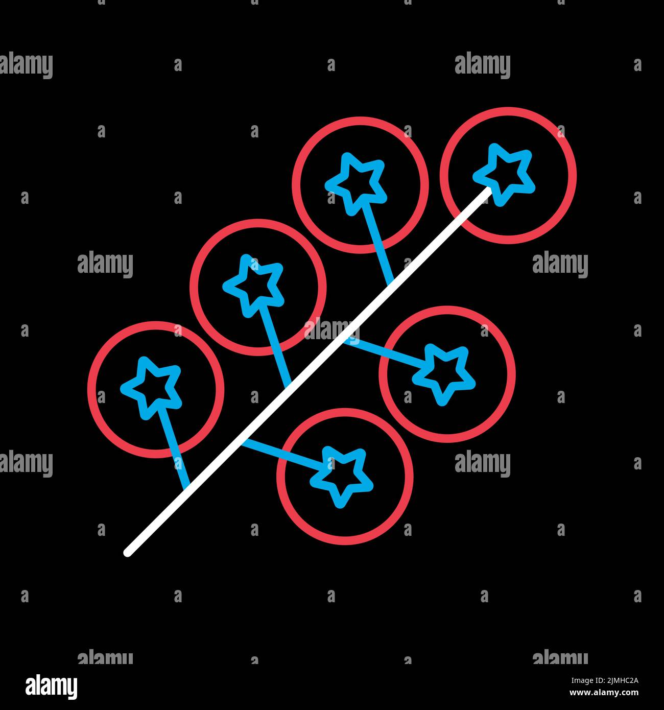 Cherry tomatoes vector isolated on black background icon. Barbecue and ...