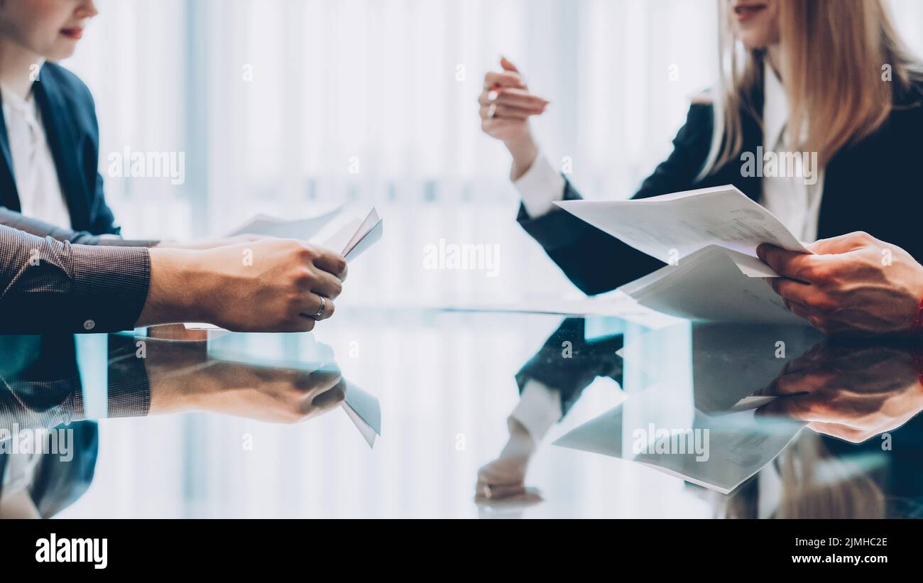 professional team communication business partners Stock Photo - Alamy