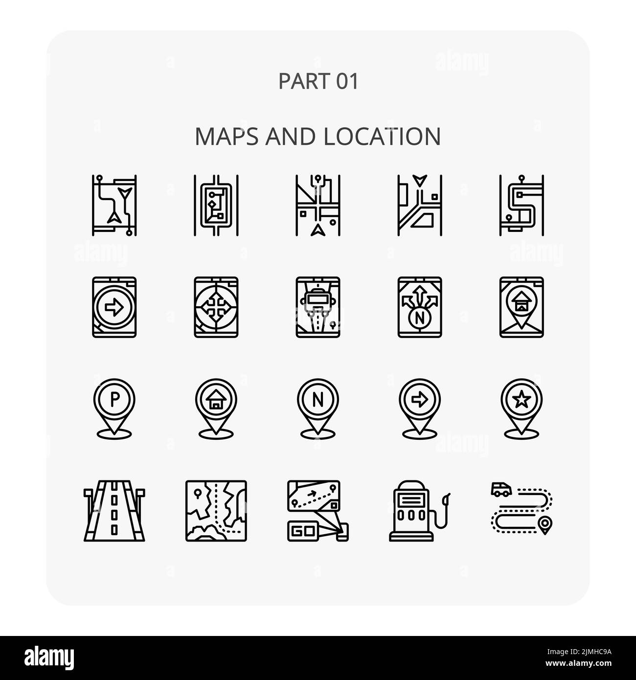 Maps Stock Vector Images - Alamy