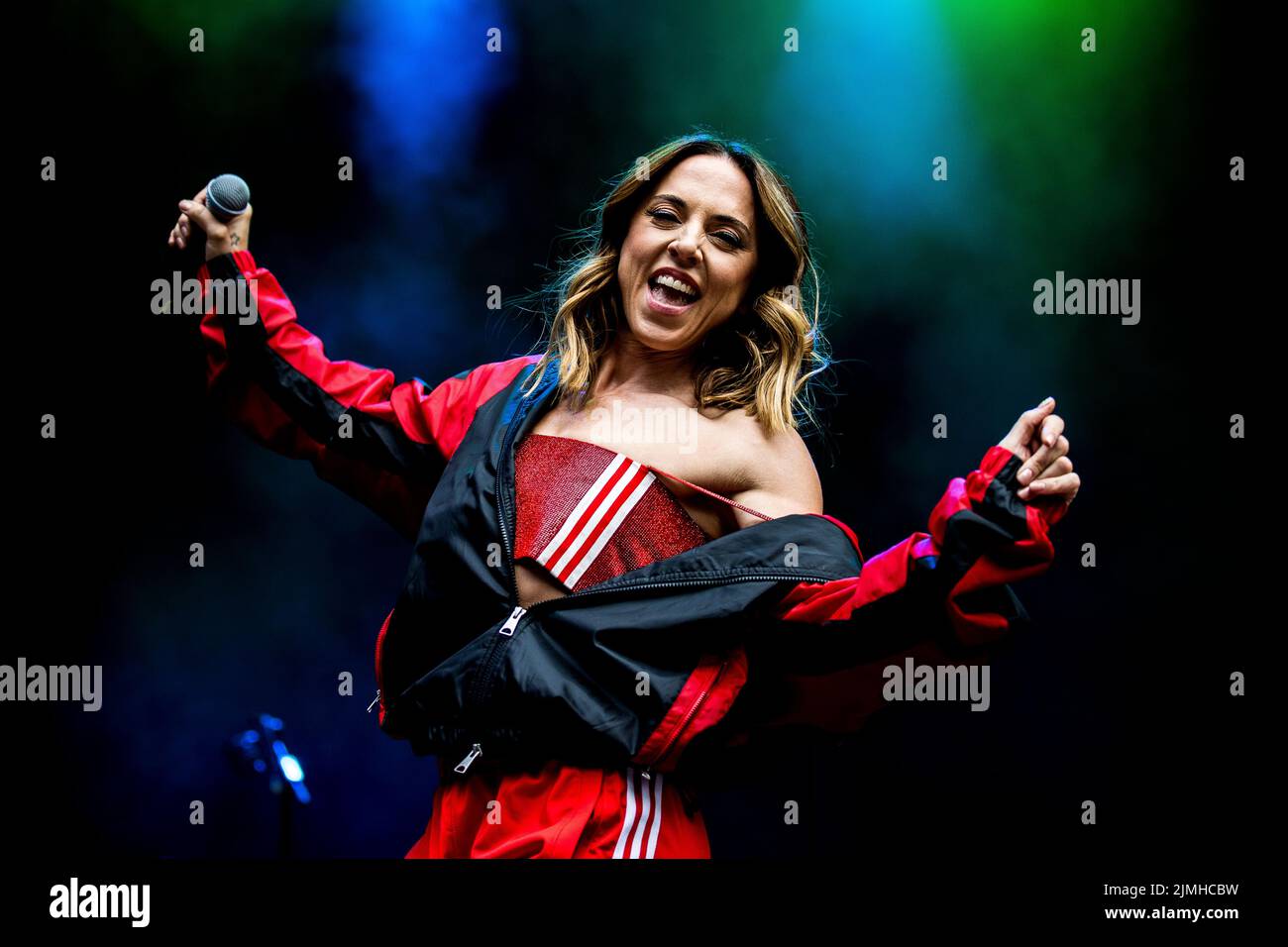 Skanderborg, Denmark. 06th Aug, 2022. The English singer Melanie C ...