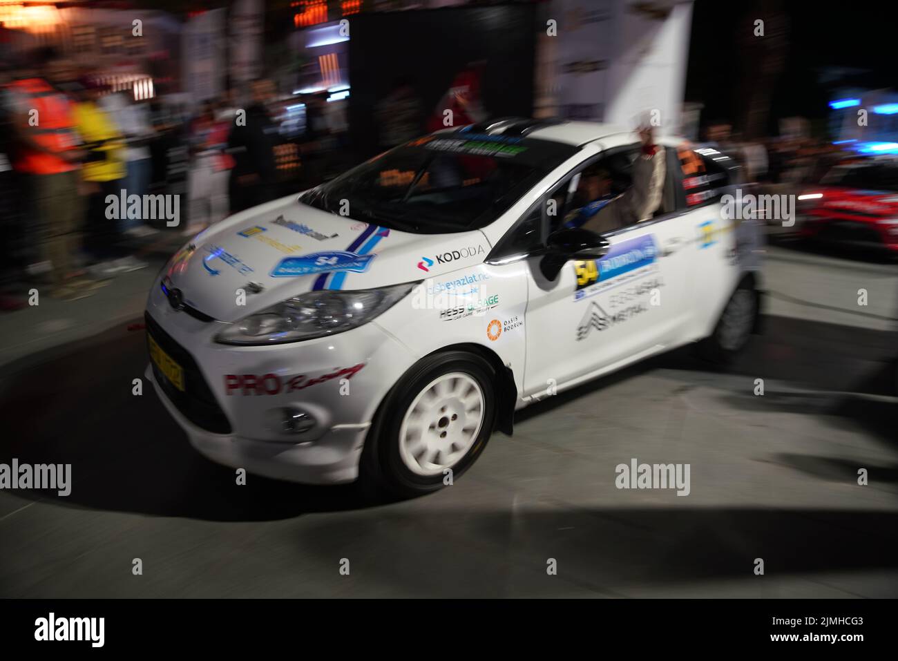 MUGLA, TURKEY - APRIL 15, 2022: Kemal Cetinkaya with Ford Fiesta R1 of ...