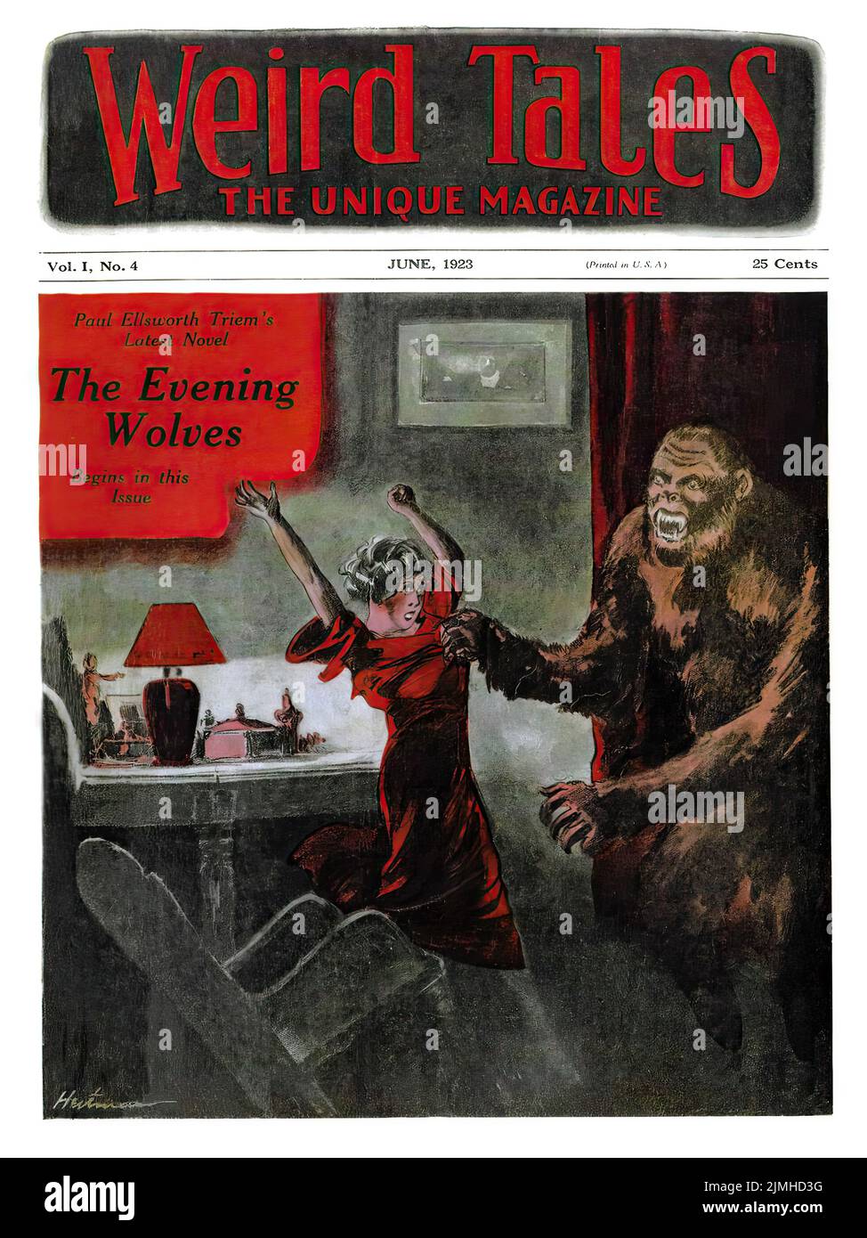 1920s usa all story magazine cover hi-res stock photography and images ...