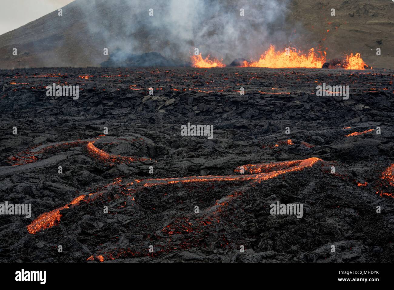 Meradalir valley hi-res stock photography and images - Alamy
