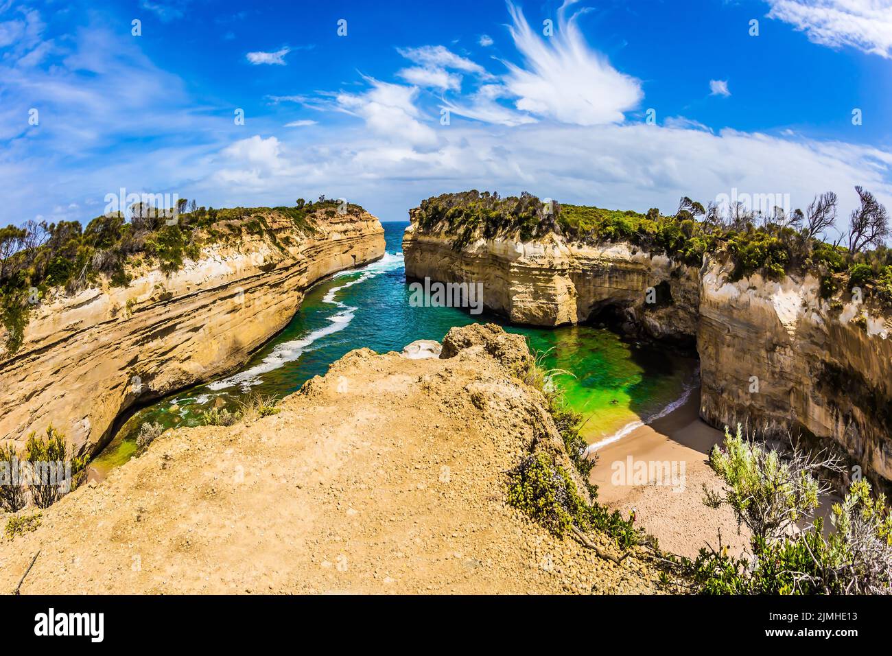 Small picturesque bay Stock Photo - Alamy