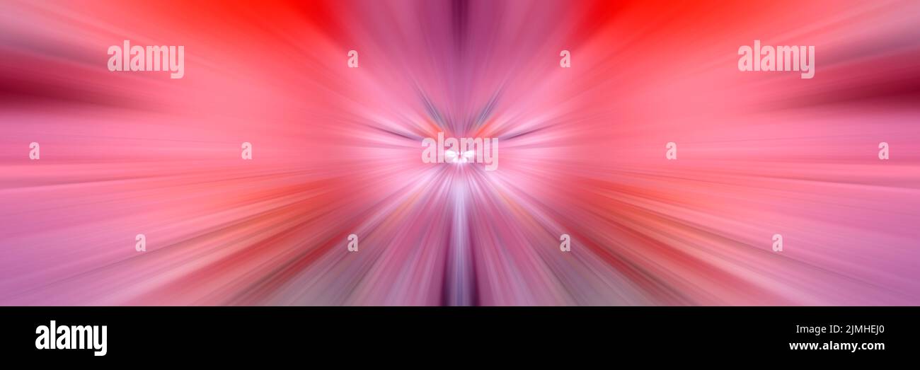 Dynamic pink lines of light. Light from central point Stock Photo - Alamy