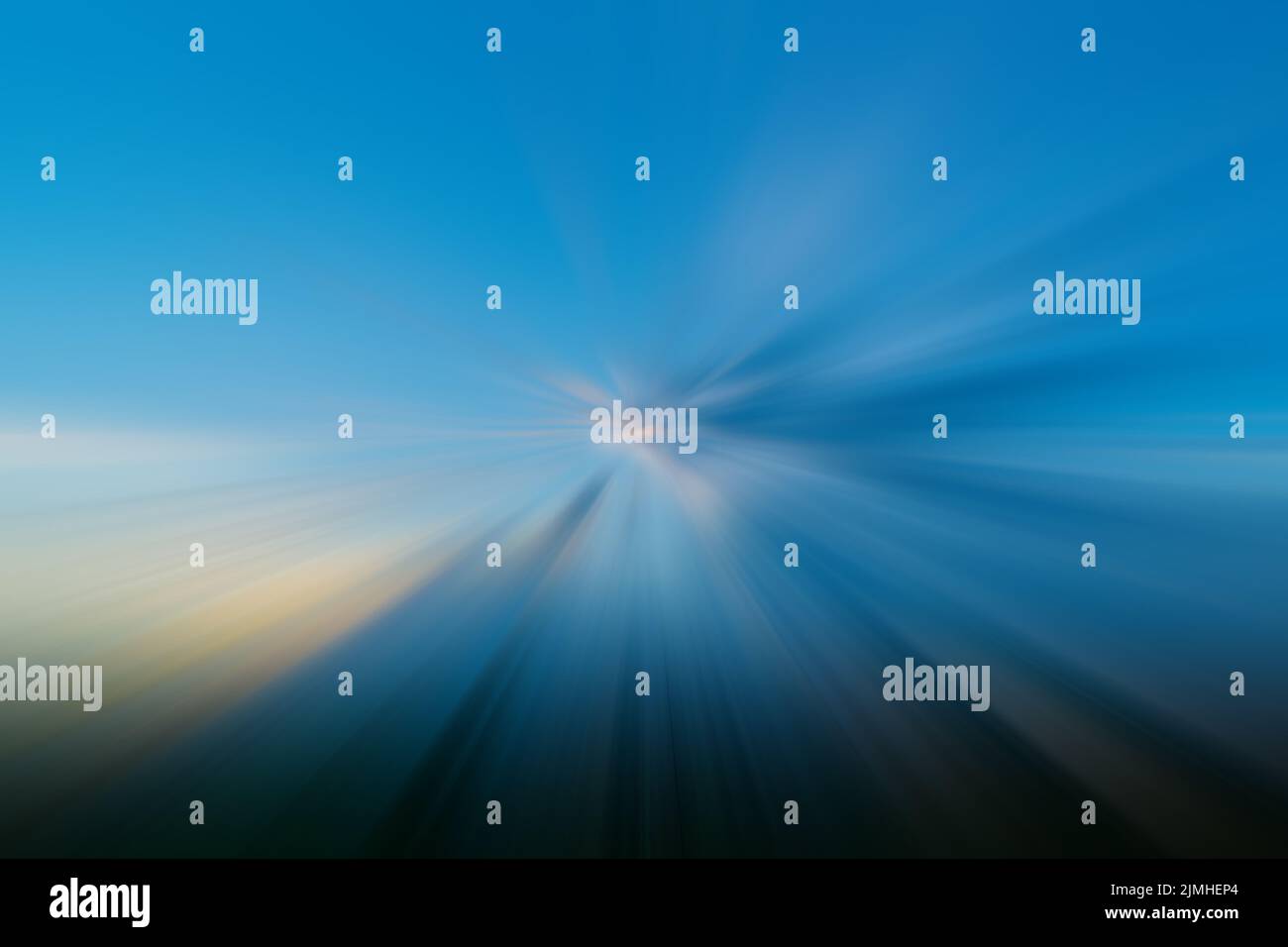 Dynamic lines of light. Light from central point. Bright flash of light ...