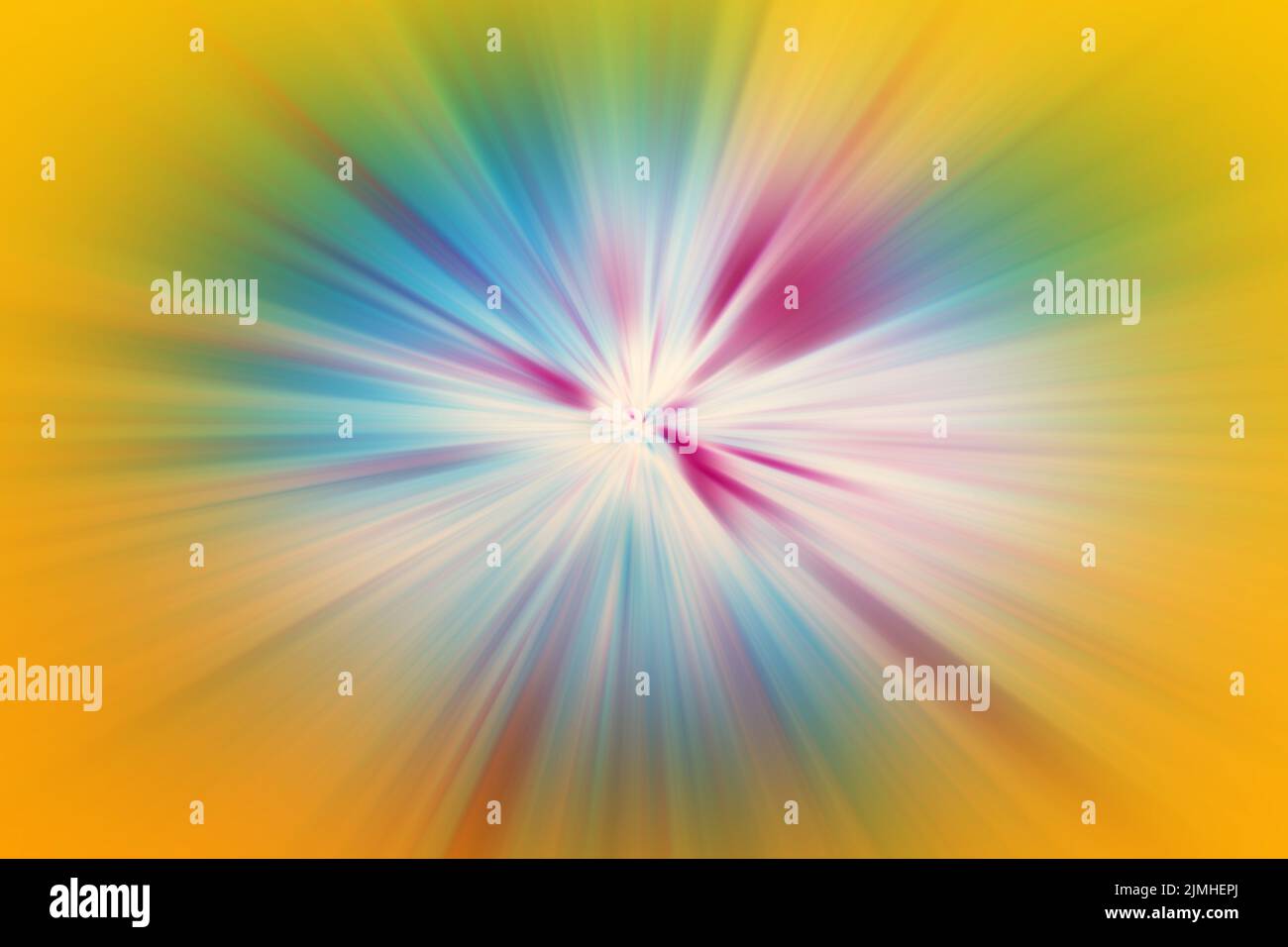 Blue handmade Easter egg on a yellow background. Religious traditional ...