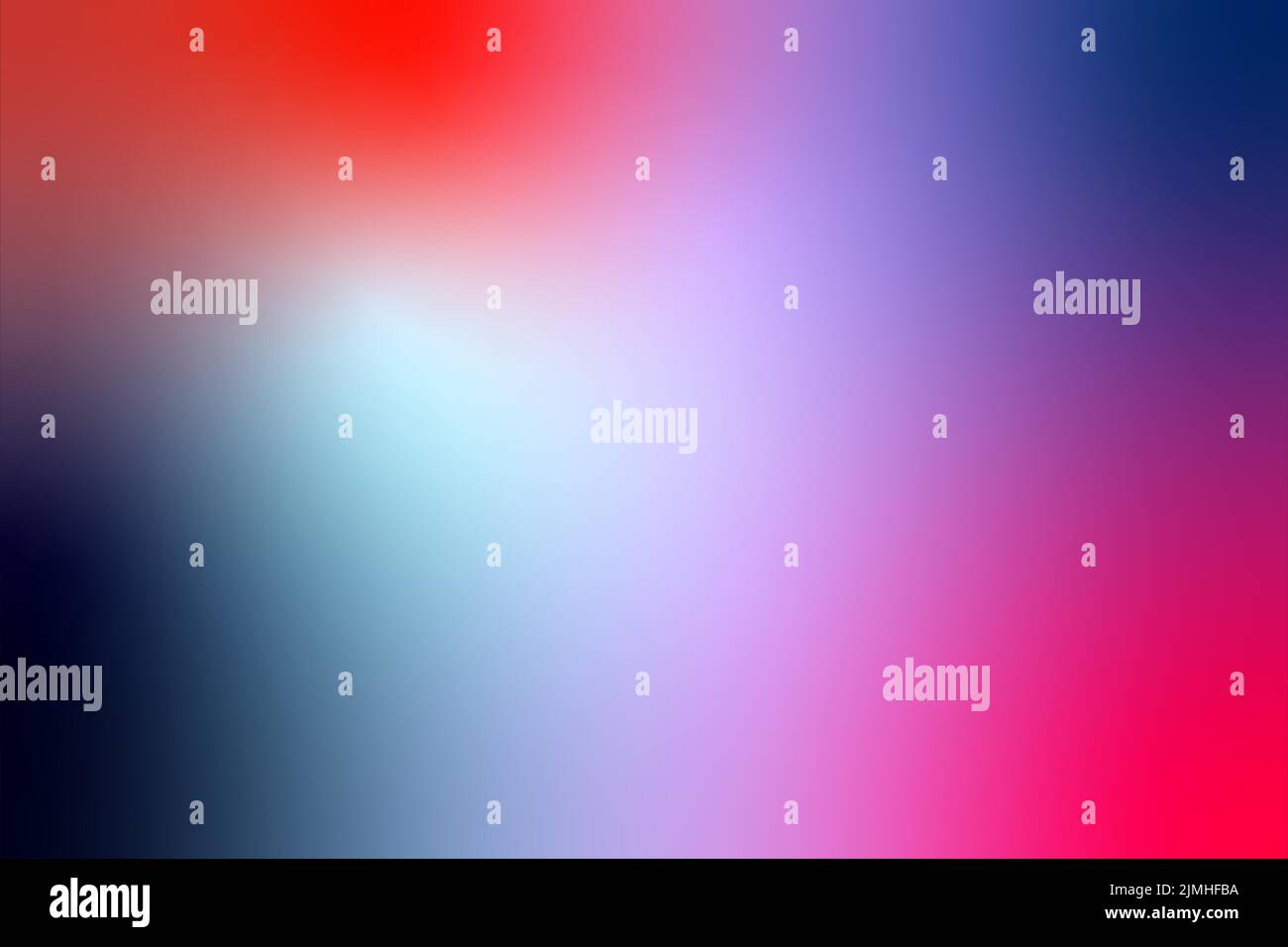 Mixed colors: blue, red, pink, purple, white. Blurred background for ...