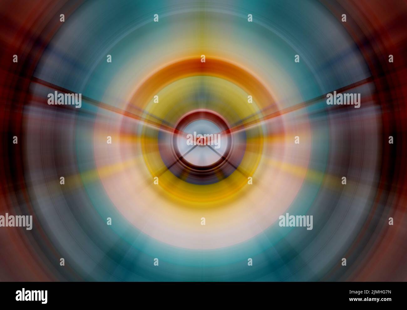 Abstract round background. Circles from the center point. Image of ...