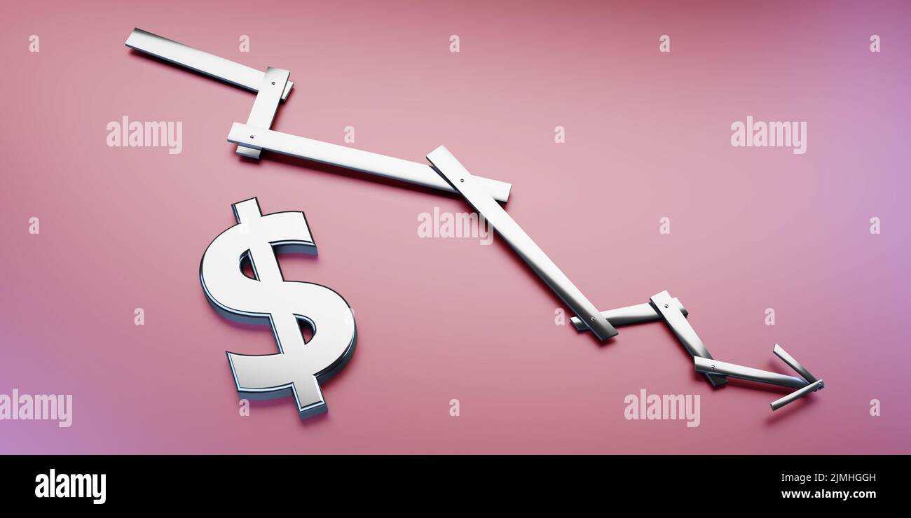 International currency as a business symbol - 3D illustration Stock ...