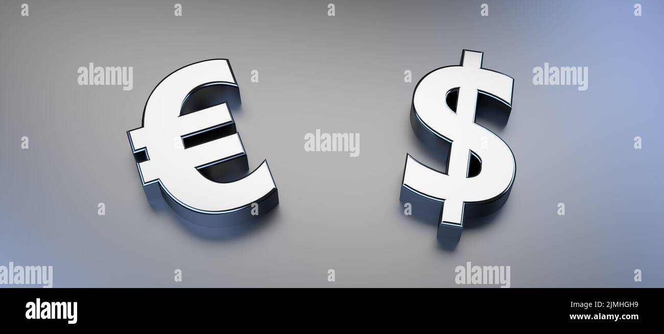 International currency as a business symbol - 3D illustration Stock ...