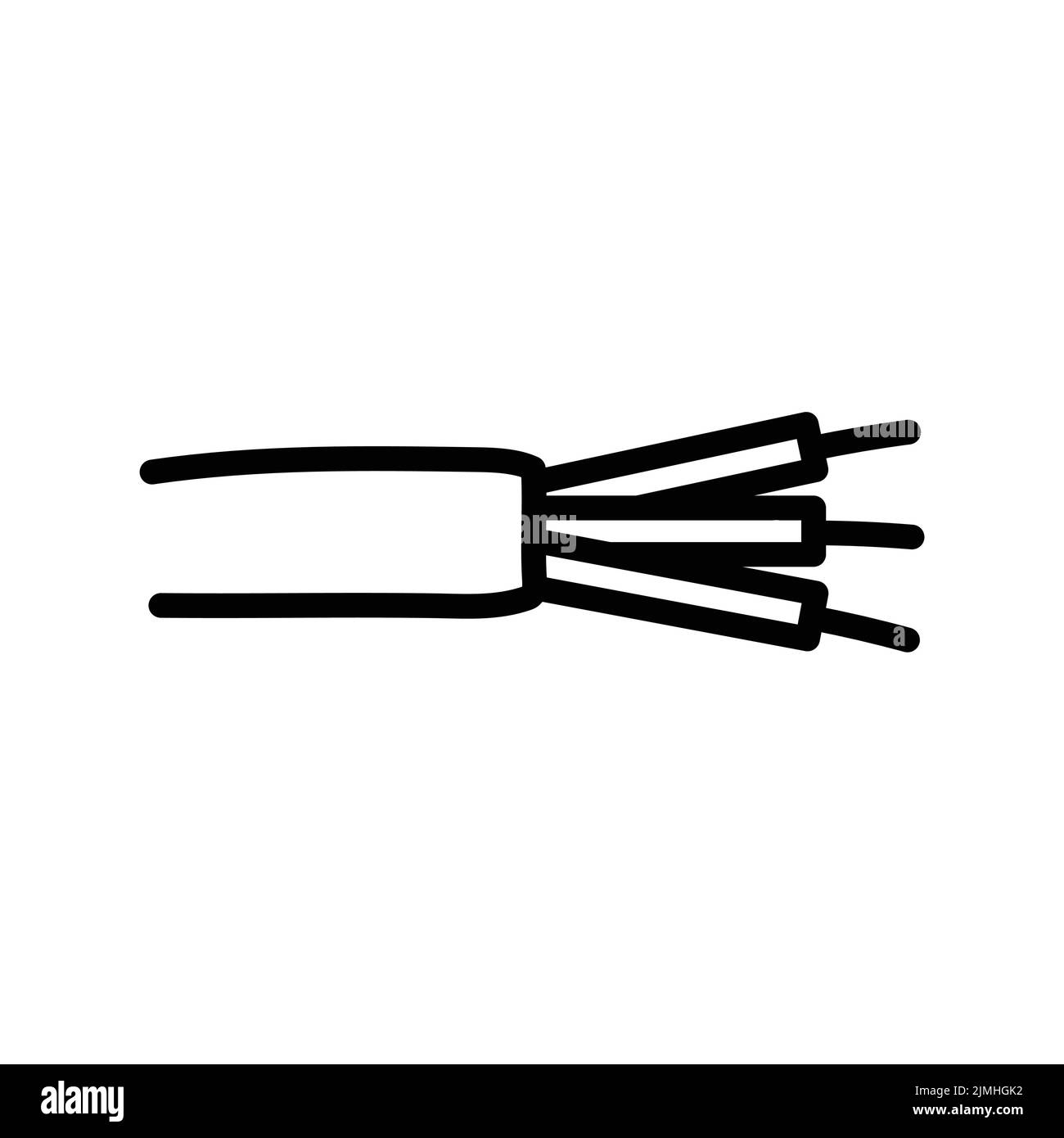 Wire olor line icon. Pictogram for web page Stock Vector Image & Art ...