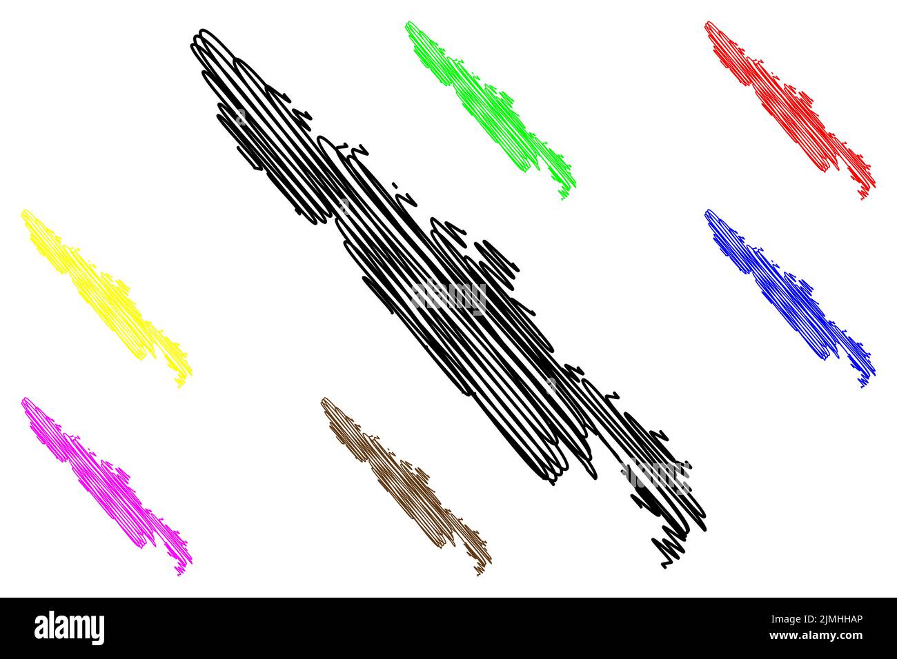 Ugljan island (Republic of Croatia, Adriatic Sea, Zadar Archipelago ...