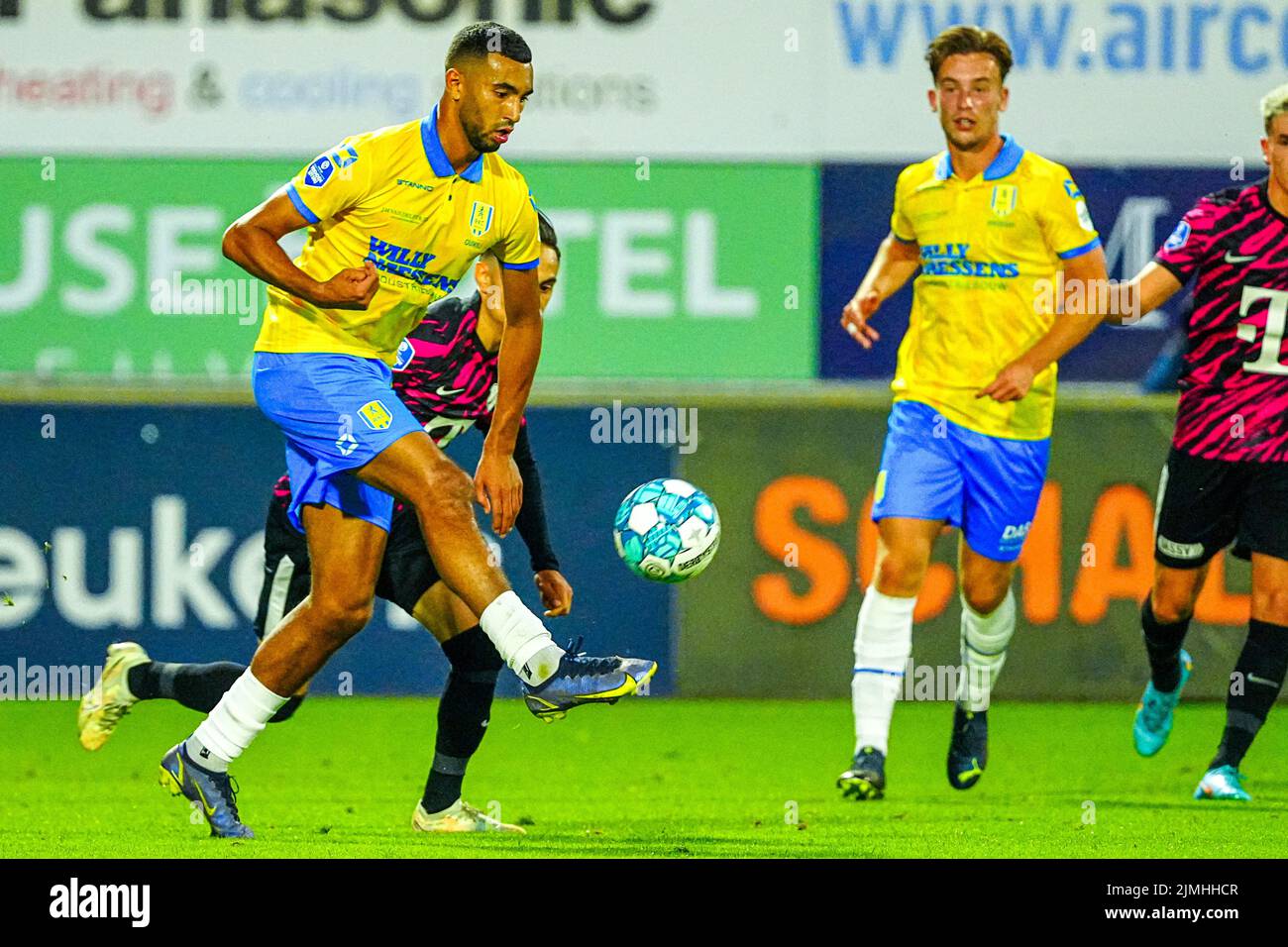 WAALWIJK, NETHERLANDS - AUGUST 6: Yassin Oukili of RKC Waalwijk during the Dutch Eredivisie ...