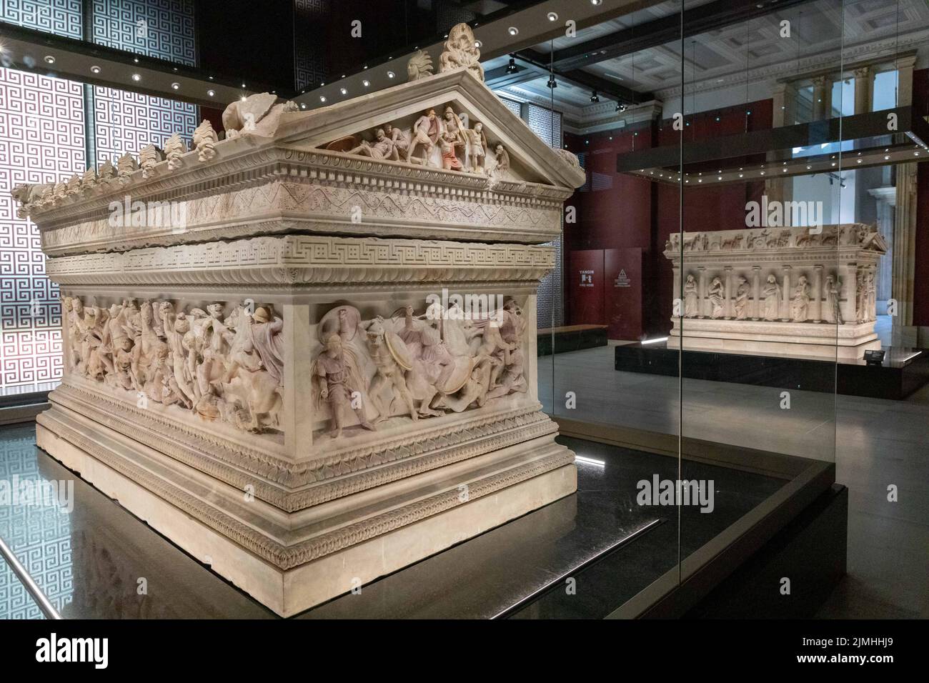 August 6, 2022: Alexender Sarcophagus in the Istanbul Archaeology ...