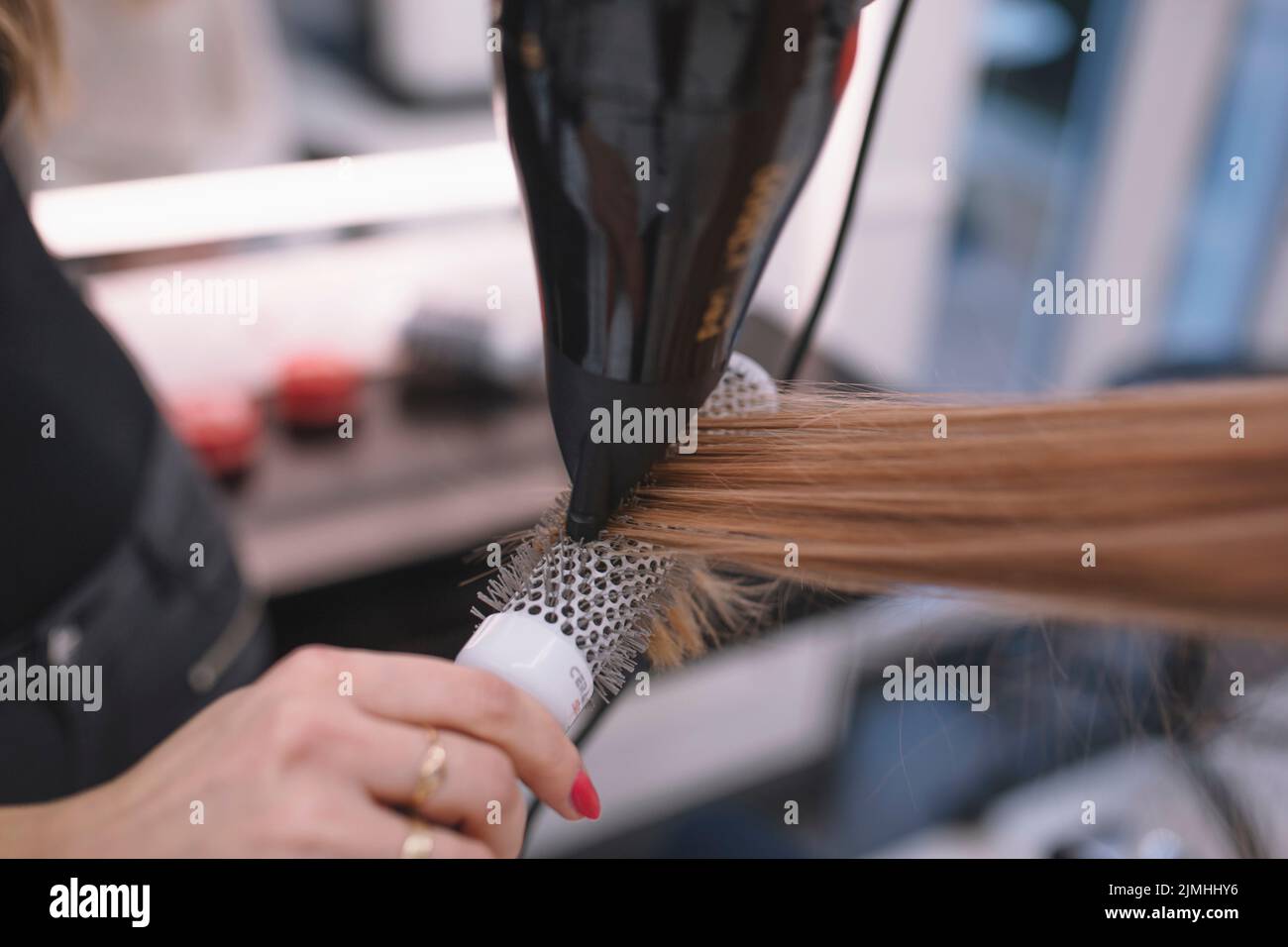 Close up male hairdresser hi-res stock photography and images - Alamy