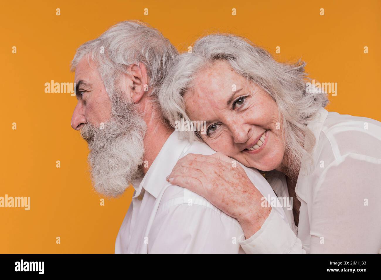 Beautiful senior family couple hi-res stock photography and images - Alamy