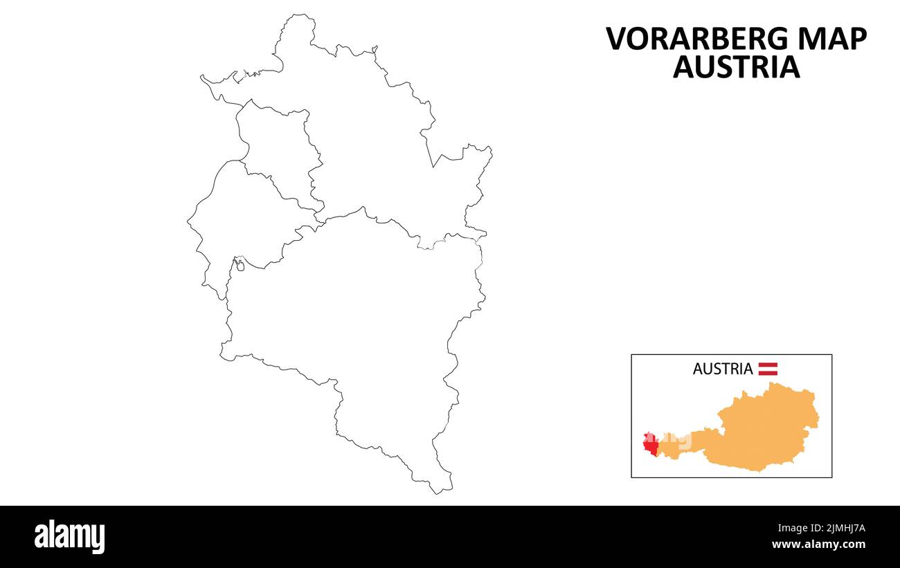 Austria center world map hi-res stock photography and images - Alamy