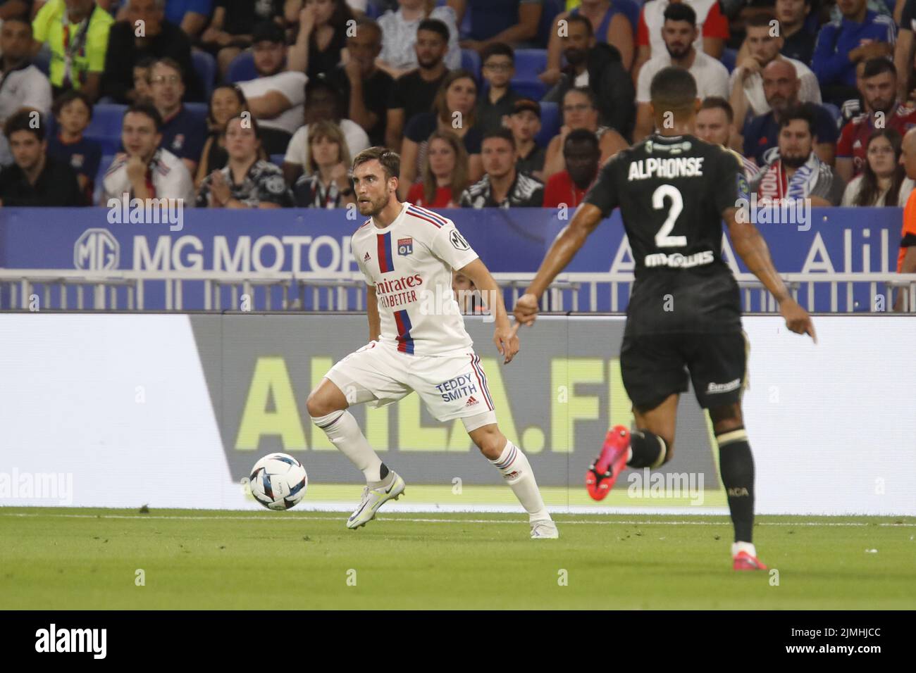 Nicolas TAGLIAFICO of Lyon during the French championship Ligue 1 ...