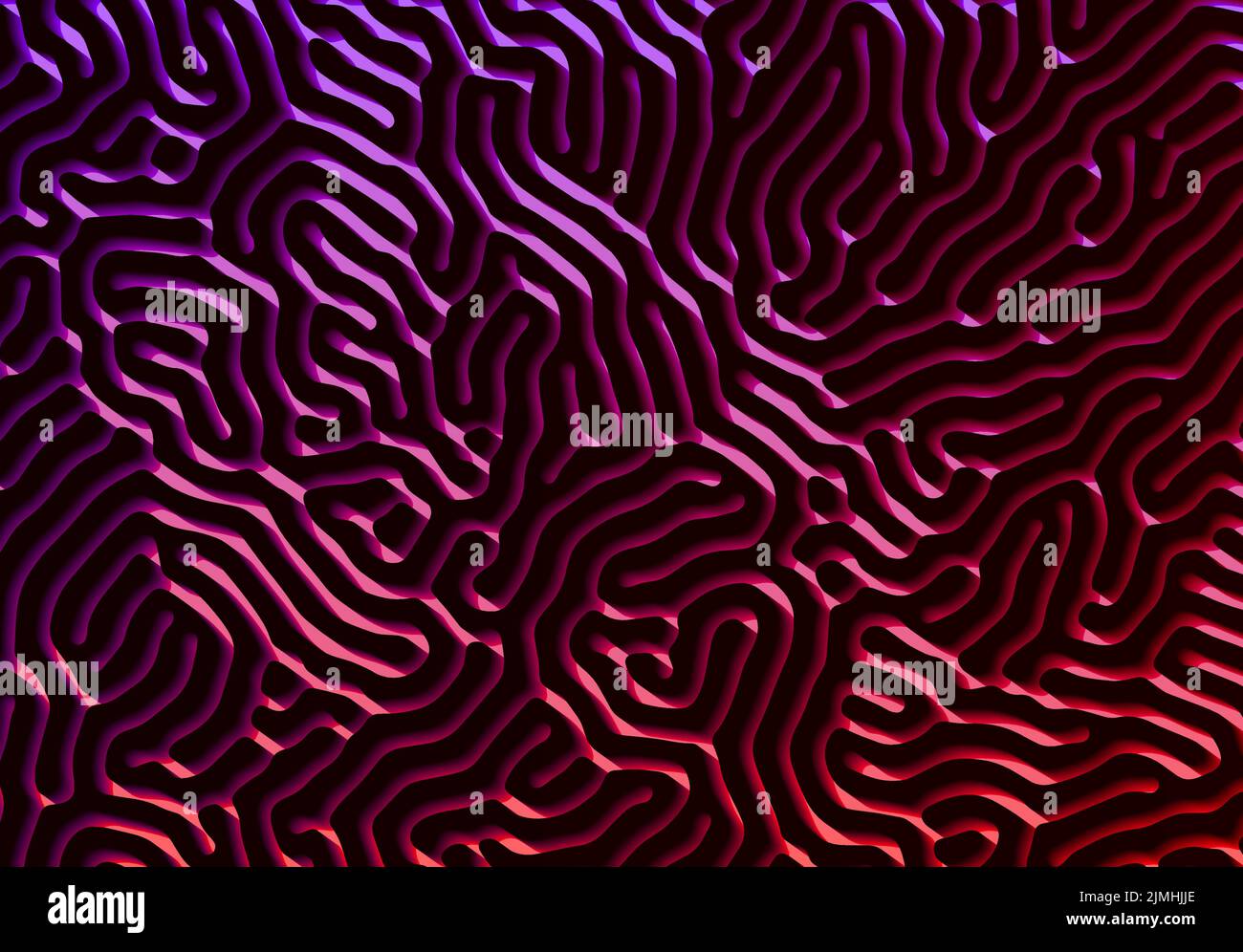 Abstract background with optical illusion generative pattern and ...