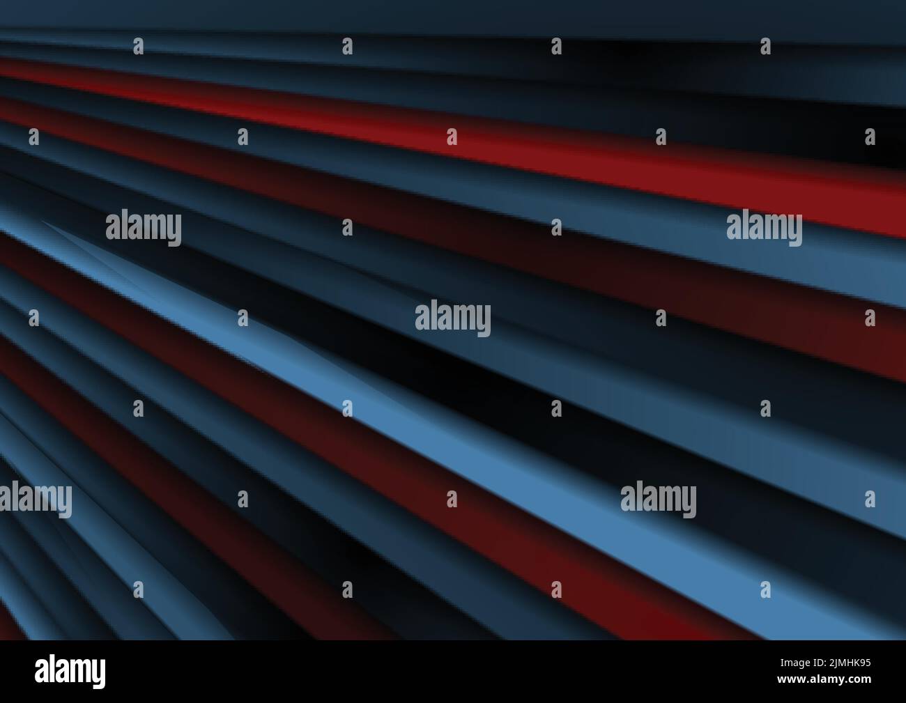 Dark blue and red stripes abstract background. Vector tech motion art ...