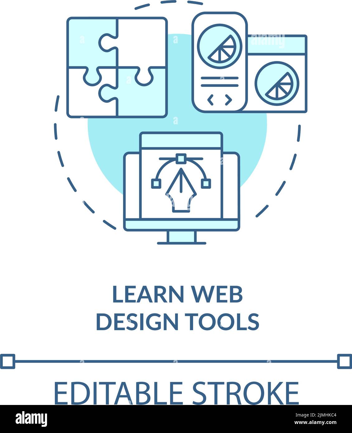 Learn web design tools Stock Vector Images - Alamy