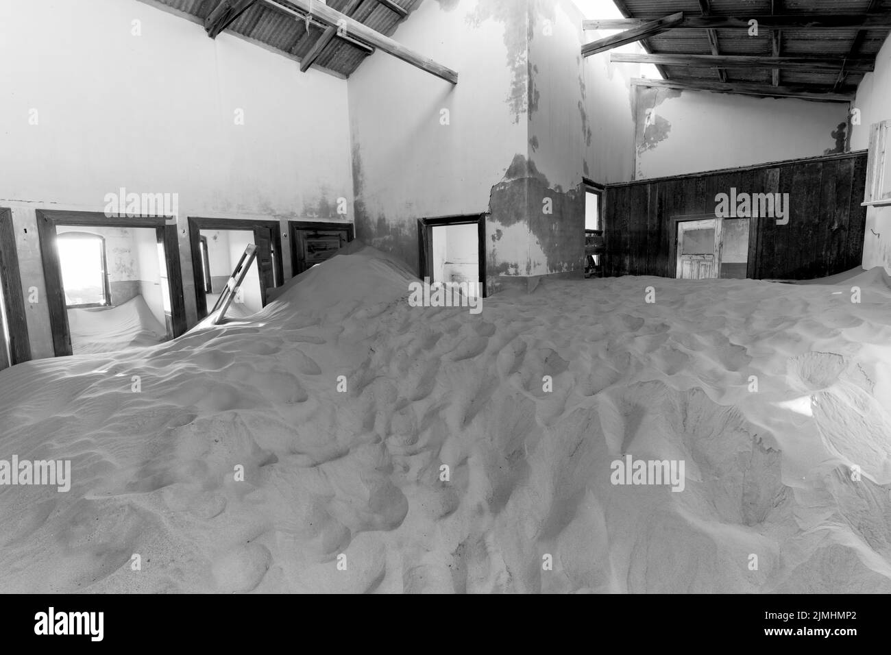 abandoned diamond mine showing dereliction of building and reclaimed by ...