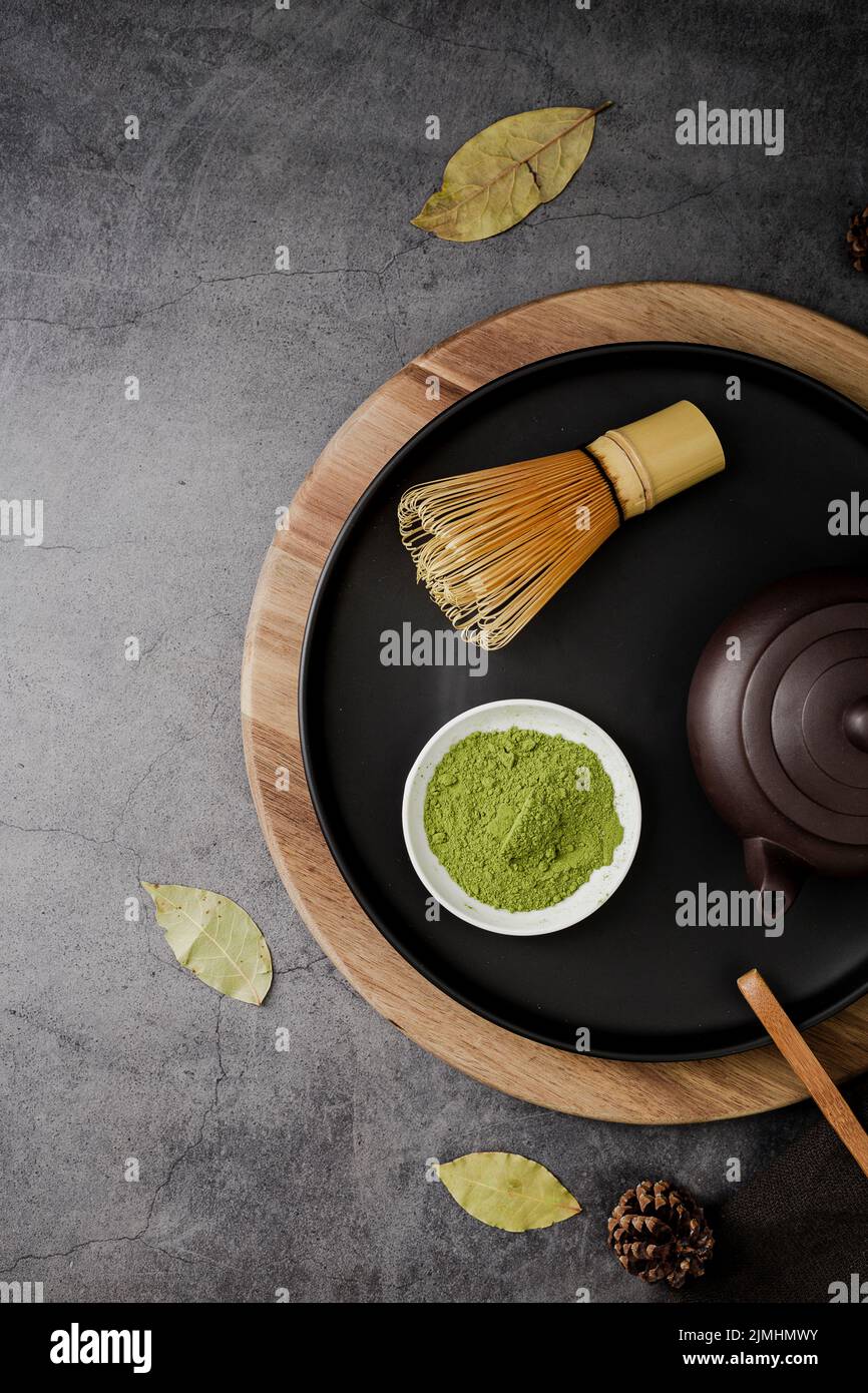 Matcha tea ceremony bamboo hi-res stock photography and images - Alamy