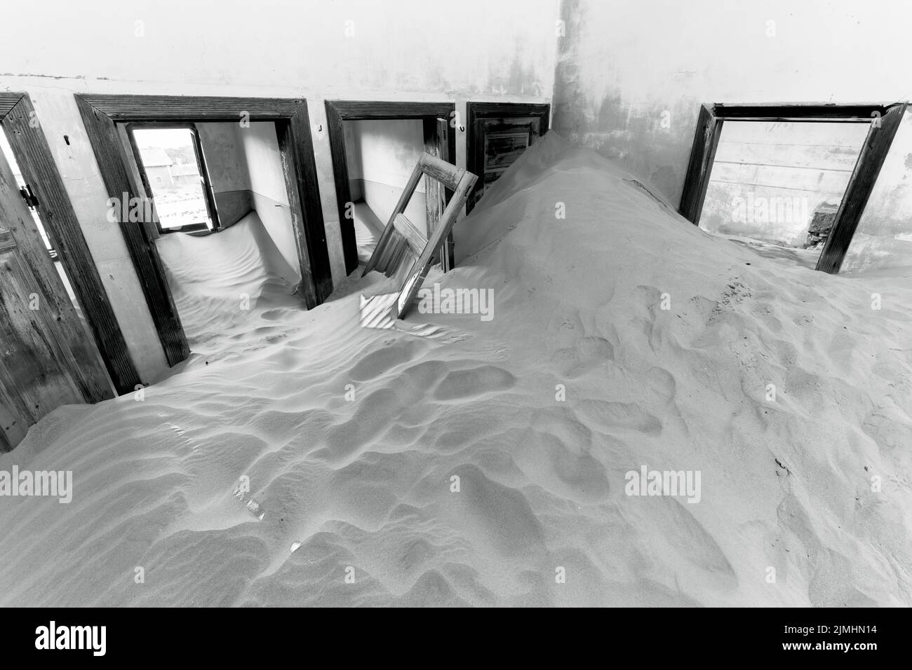 abandoned diamond mine showing dereliction of building and reclaimed by ...