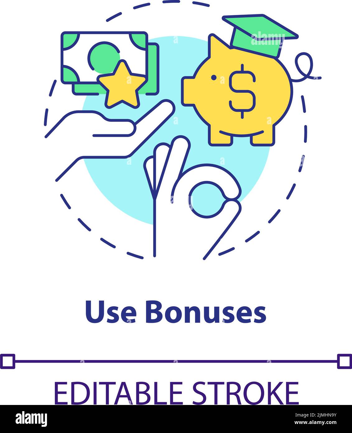 Use bonuses concept icon Stock Vector Image & Art - Alamy