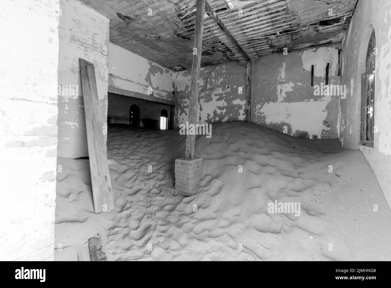 abandoned diamond mine showing dereliction of building and reclaimed by ...